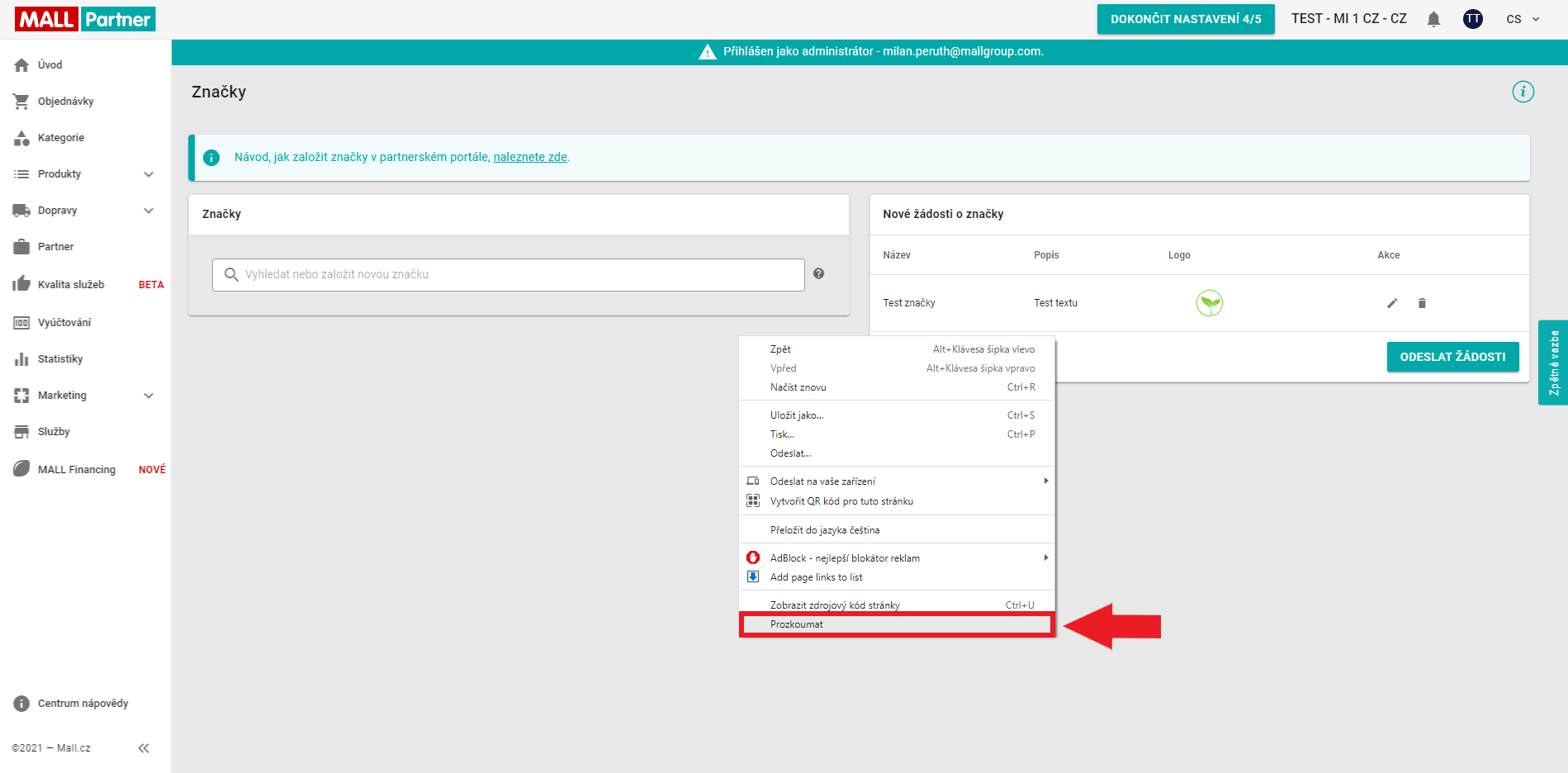 Error Messages in MALL Partner Portal | MALL Partner - Marketplace Help