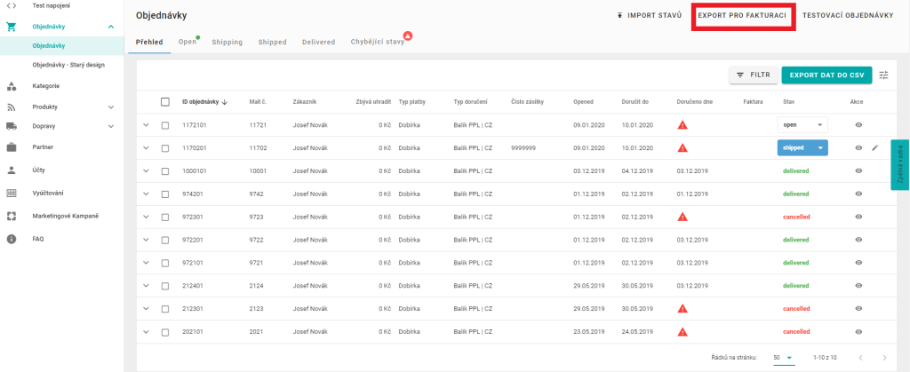 Manual billing, credit billing | MALL Partner - Marketplace Help